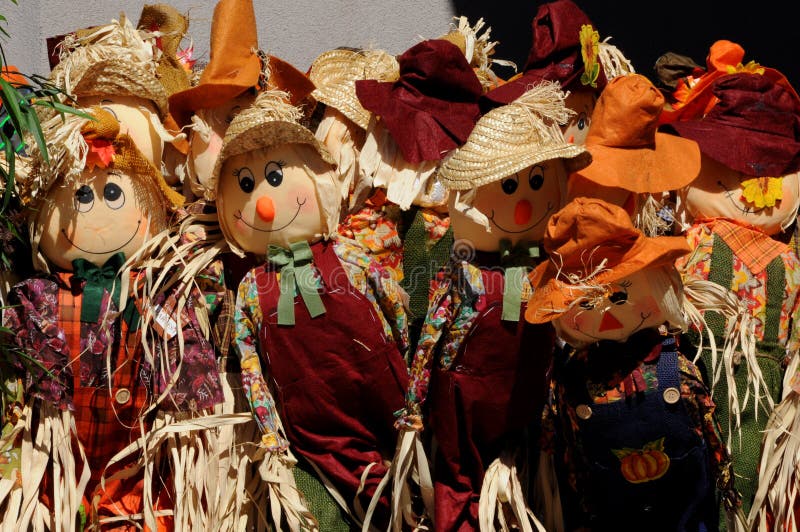 Harvest Scarecrow stock photo. Image of pitchfork, background - 6213064