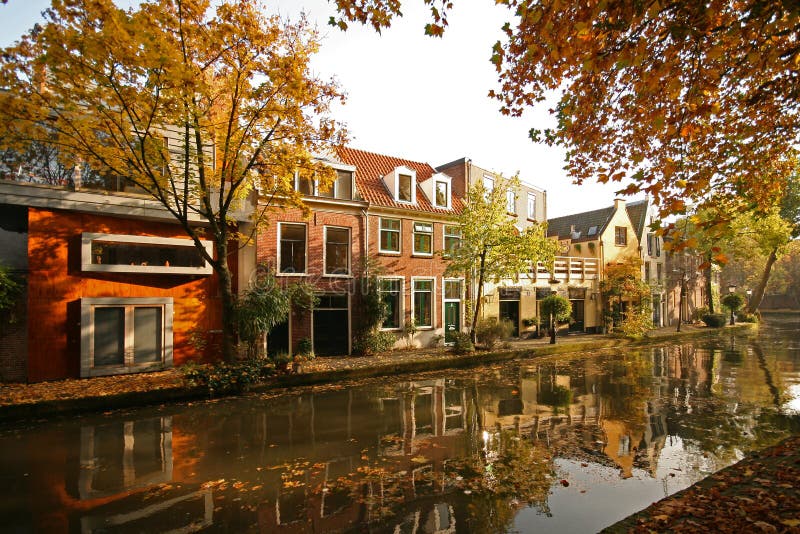 Autumn in Holland stock image. Image of light, poplars - 13200153