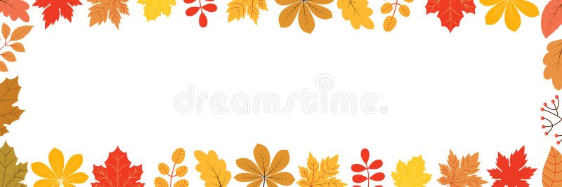 Autumn Set of Design Elements and Cartoon Animals Stock Vector ...