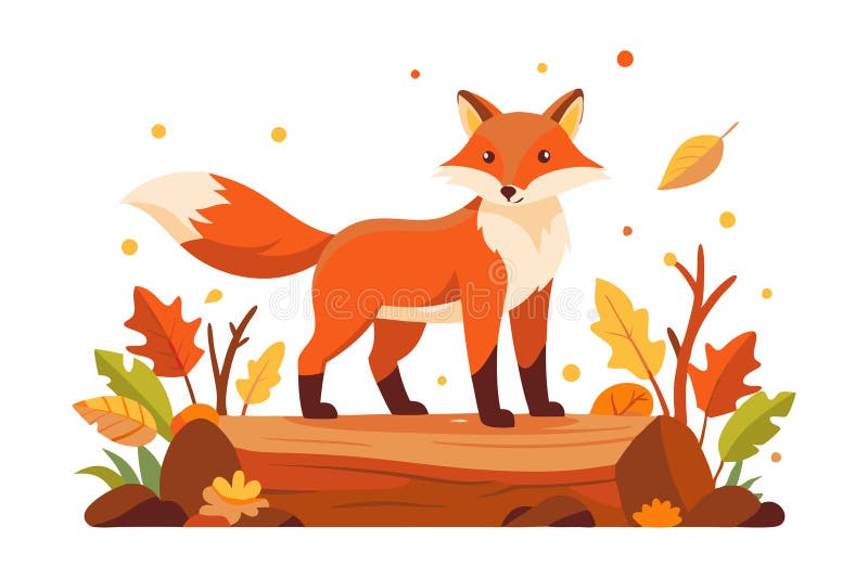 Fox Log Stock Illustrations – 207 Fox Log Stock Illustrations, Vectors ...