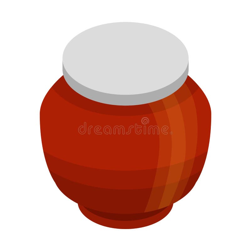 Autumn Jar Icon, Isometric Style Stock Vector - Illustration of natural ...