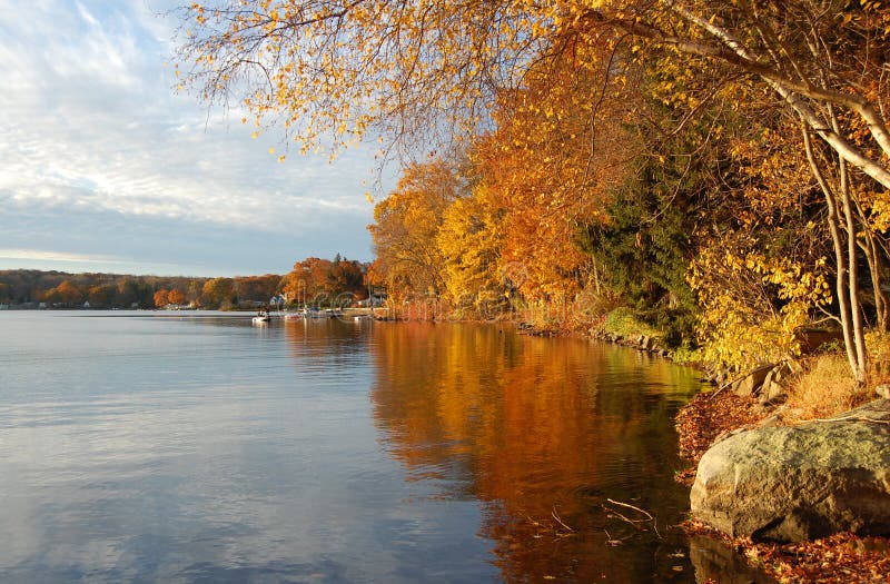 Autumn Lake stock image. Image of nature, fall, reflection - 11512959
