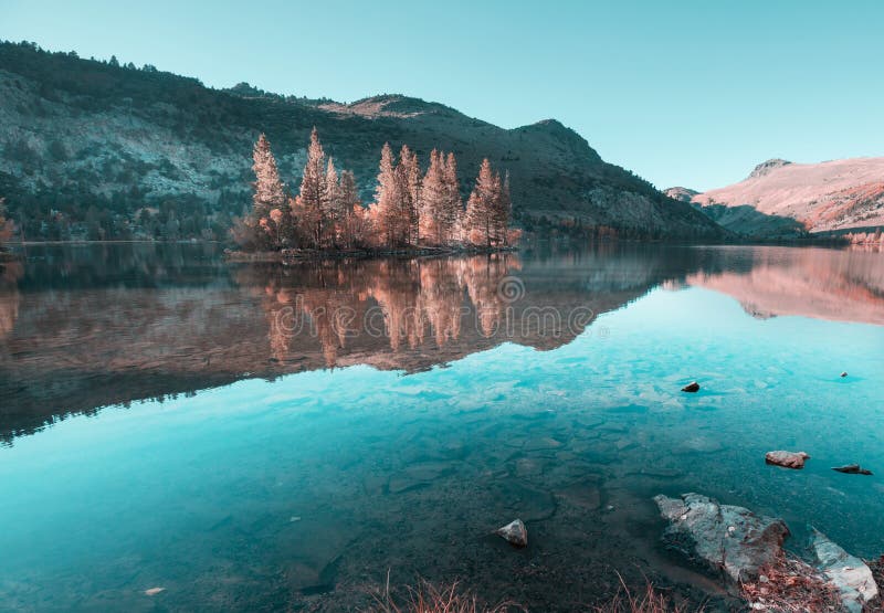 Autumn lake stock photo. Image of calm, nature, fresh - 228535856