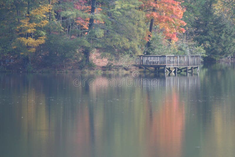 Autumn on the lake stock image. Image of water, autumn - 98165367
