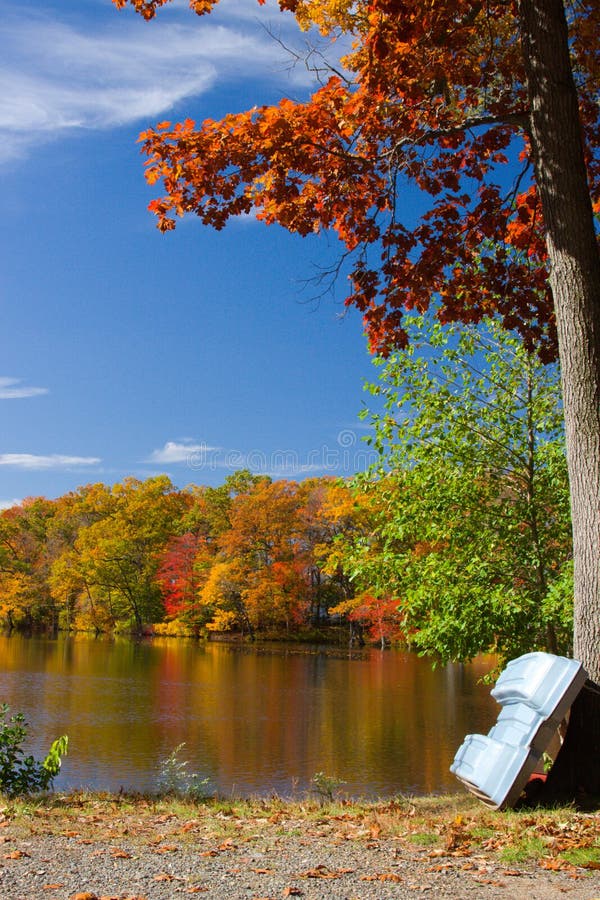 Autumn Lake Landscape stock photo. Image of holiday, tree - 11939862