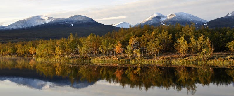 Autumn lake scenery stock image. Image of beautiful, autumn - 26648321