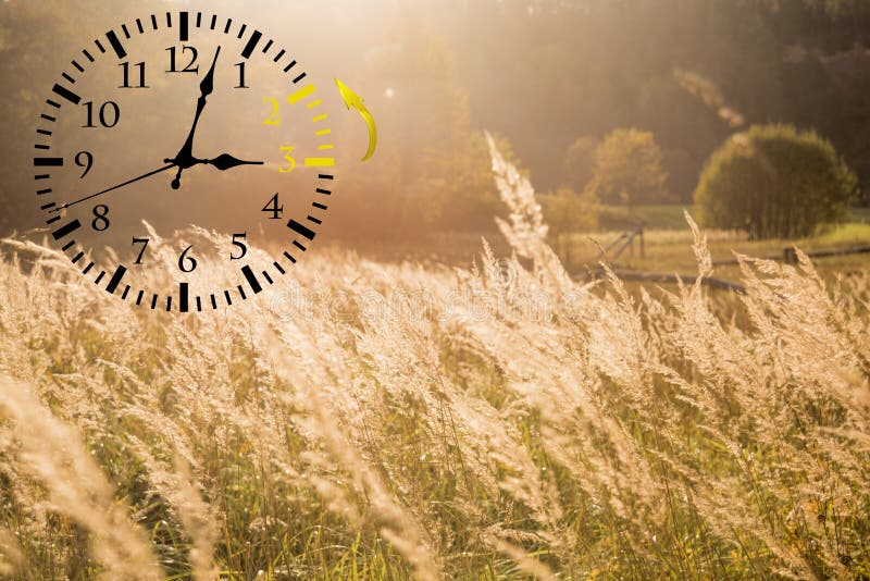 Autumn Landscape Abstraction. Fall Back Time Stock Photo - Image of ...