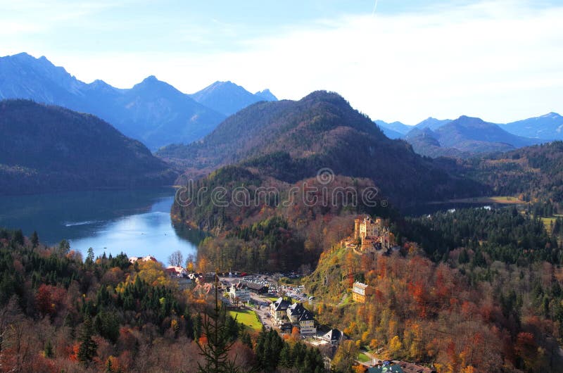 Autumn landscape stock photo. Image of fall, field, mountains - 34746836