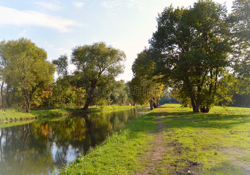 Landscape pond stock photo. Image of landscaped, design - 3067890
