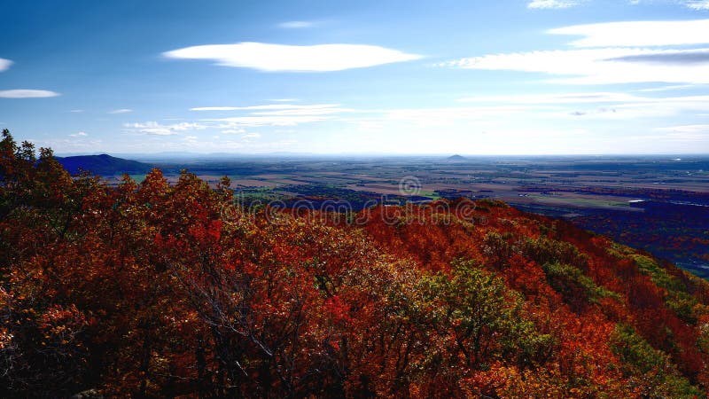 Fall landscape in Quebec stock image. Image of natural - 132035981