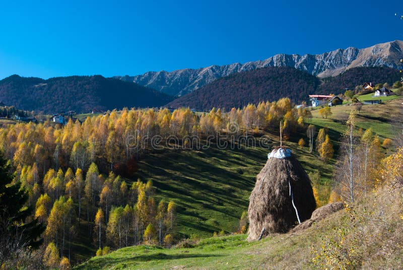 Autumn Landscape in Romania Stock Image - Image of fall, natural: 16694299
