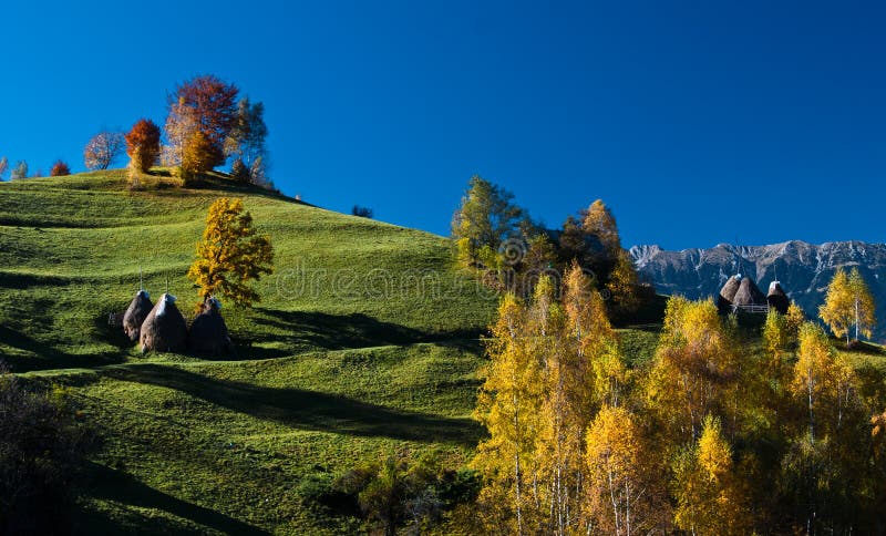 Autumn Landscape in Romania Stock Photo - Image of beauty, landscape ...