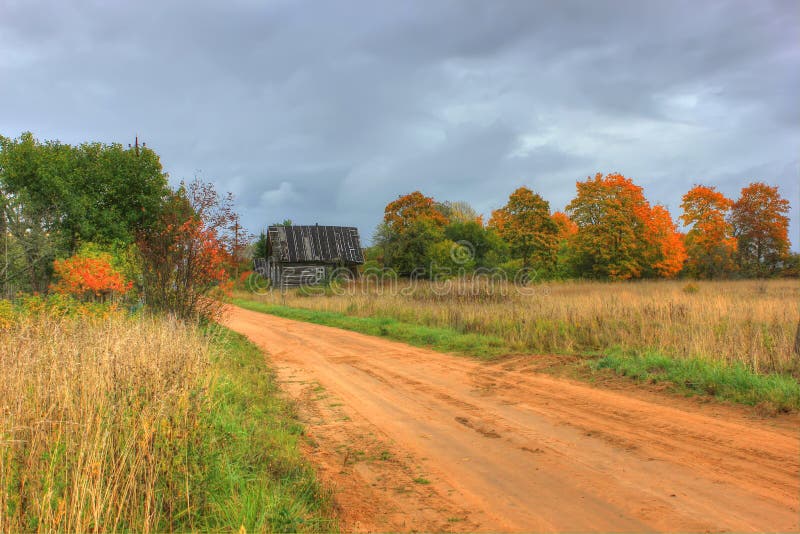 Autumn Landscape, Russia stock image. Image of september - 26639751