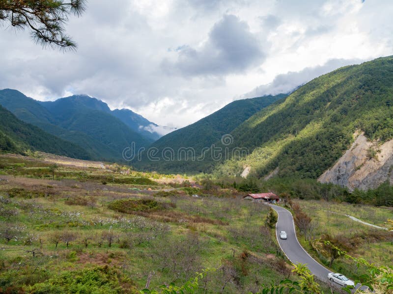 Autumn Landscape in Wuling Farm Stock Photo - Image of station, autumn ...