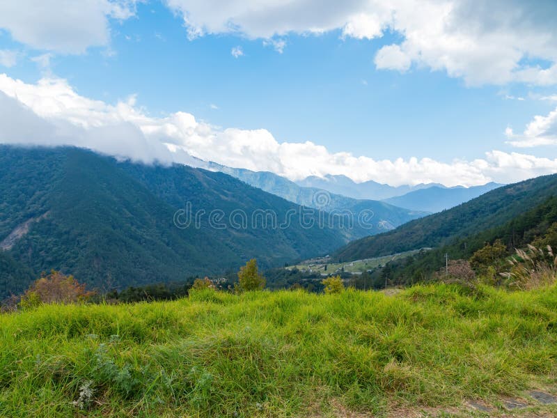 Autumn Landscape in Wuling Farm Stock Image - Image of tree, exterior ...