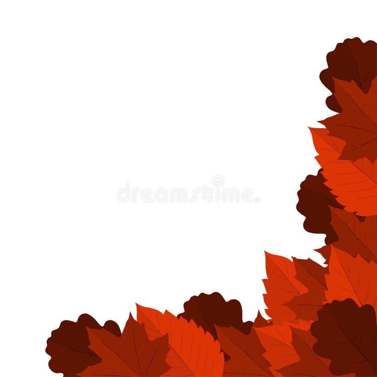 Autumn Leaf Corner stock vector. Illustration of fall - 332986667