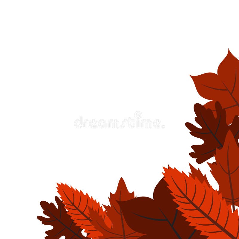 Leaf Corner Vector stock vector. Illustration of nose - 263003648