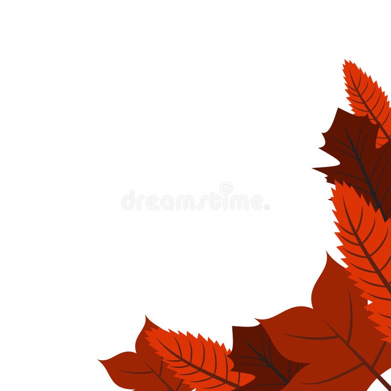 Leaf Corner Vector stock vector. Illustration of nose - 263003648