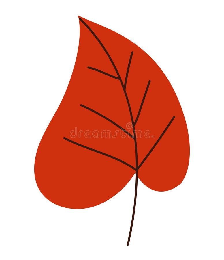 Autumn leaf design stock vector. Illustration of autumn - 288107090