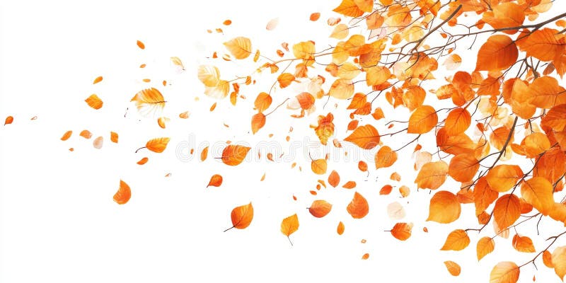 Autumn Leaf Falling stock image. Image of hour, birch - 385468021
