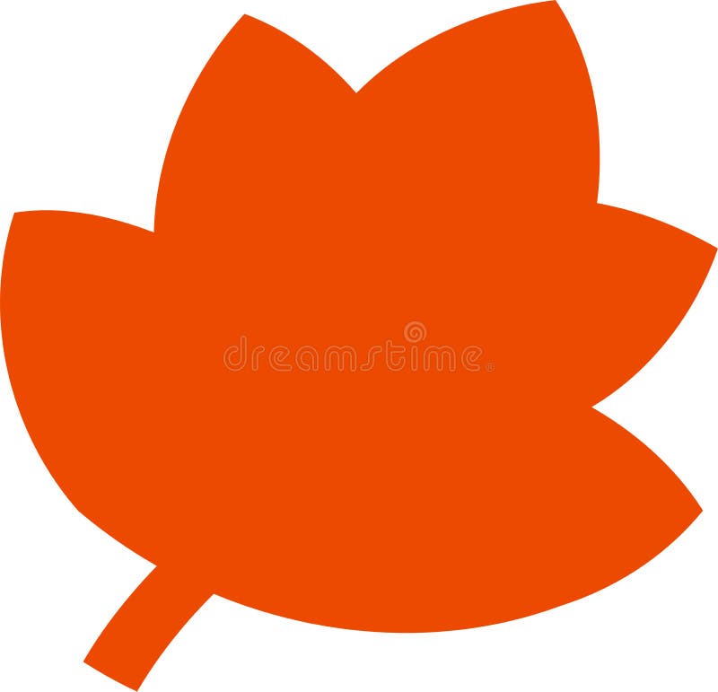 Autumn leaf icon stock vector. Illustration of nature - 198209453