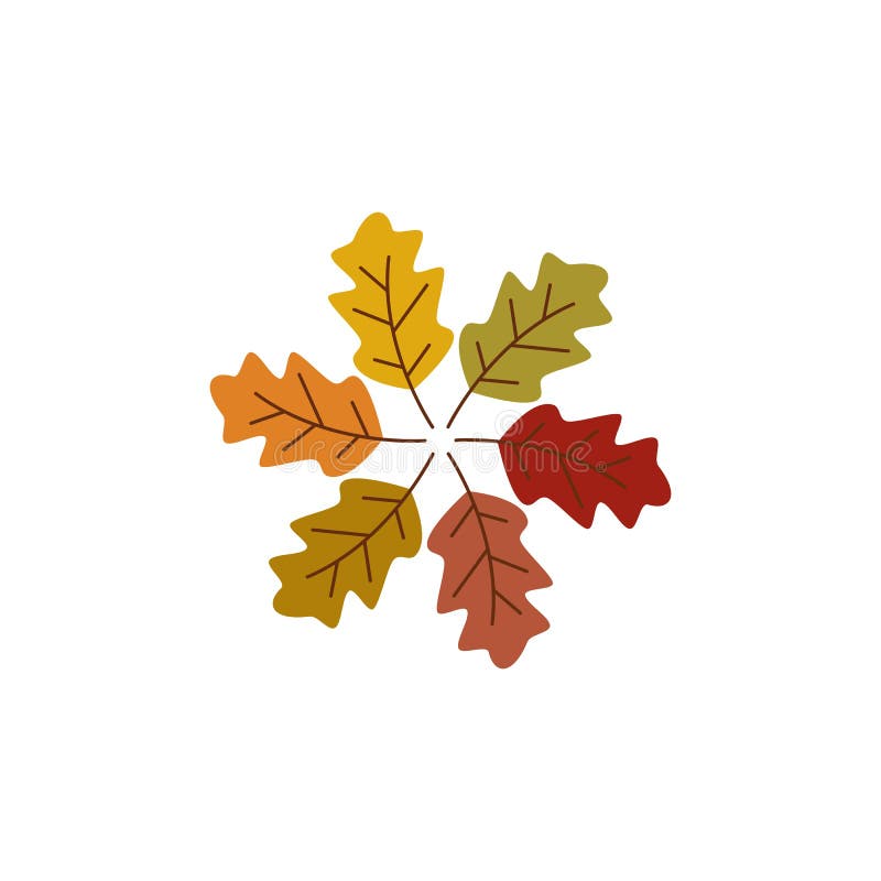 Autumn Leaf logo template stock vector. Illustration of forest - 156210230