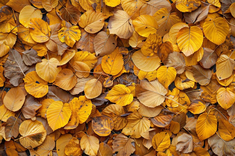 Autumn Leaf Texture Background, Colored Autumn Tree Leaves Pattern, Red ...