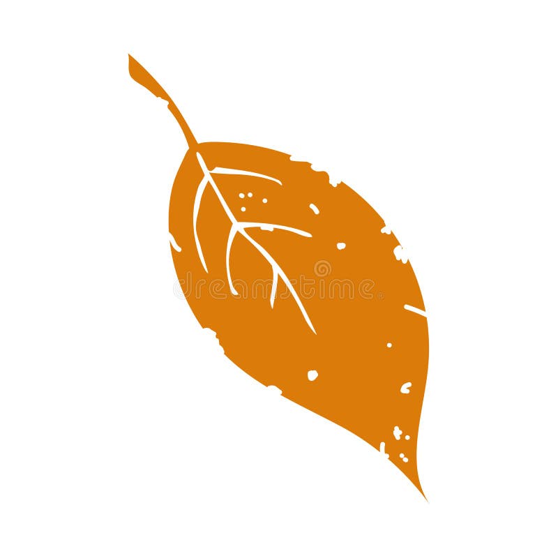 Autumn Leaf Vector Illustration on White Background Stock Vector ...