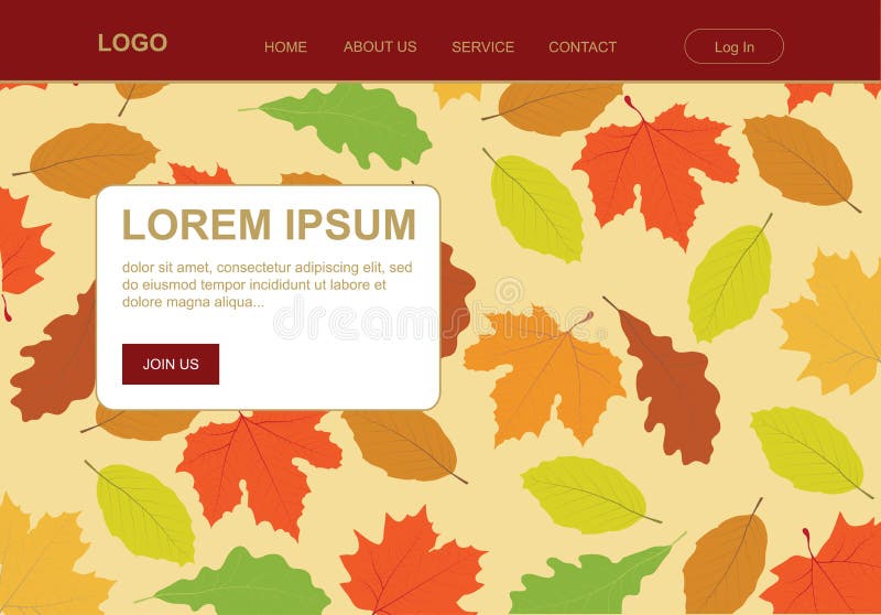 Autumn theme, vegetation stock vector. Illustration of colorful - 126613175