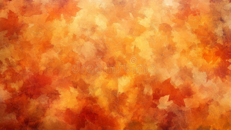 Autumn Leaves Background: Orange Red Yellow Fall Foliage Texture Stock ...