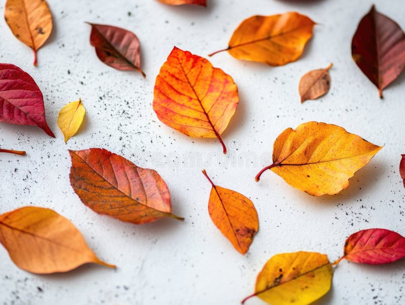 Autumn Leaves Collection stock photo. Image of generated - 359852800