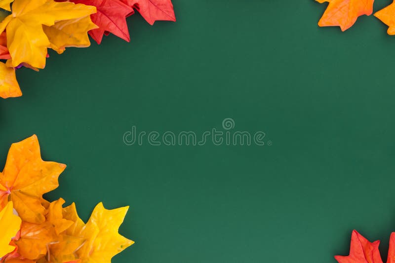 Autumn Leaves Festive Background Stock Photo - Image of leaf, autumnal ...