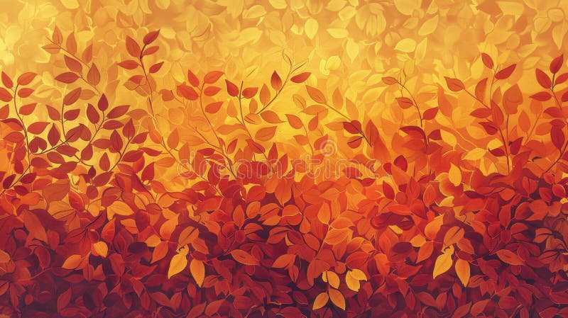 Autumn Leaves Gradient stock illustration. Illustration of design ...