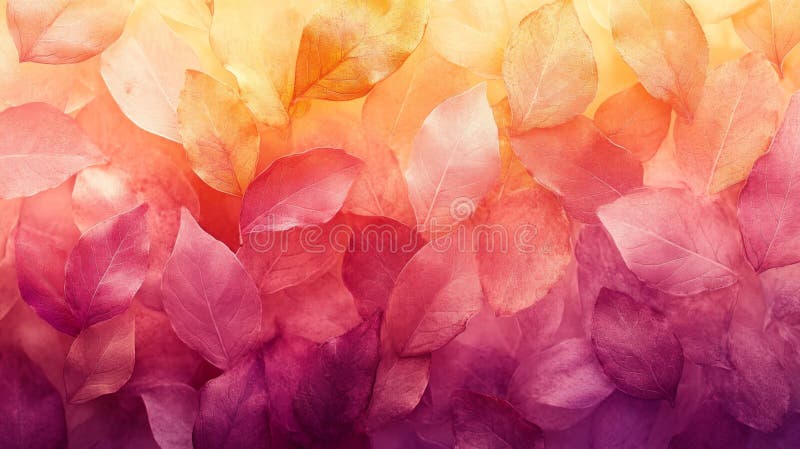 Autumn Leaves Gradient Background Texture Stock Illustration ...