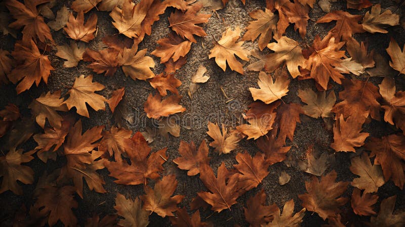 Autumn Leaves on Ground- Fall Foliage Texture High Quality Image Stock ...