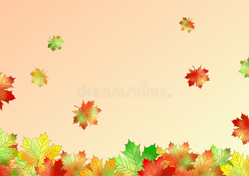 Autumn Leaves Illustrator Cs4 Stock Vector - Illustration of brown ...