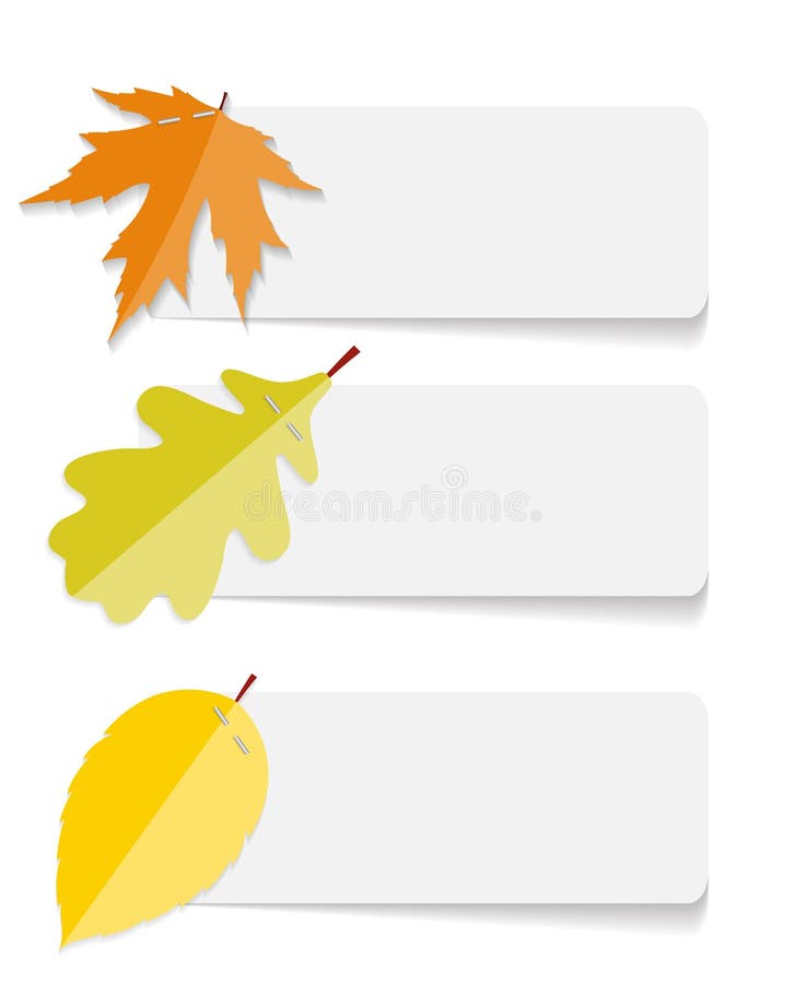 Autumn Leaves Infographic Templates for Business Stock Vector ...