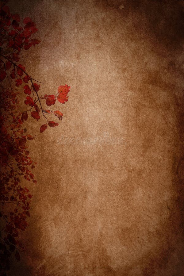 Autumn Leaves Paper Texture Background Dark Stock Image - Image of ...