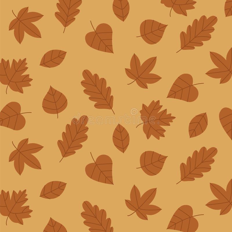 Autumn Leaves Pattern Background Stock Illustration - Illustration of ... Autumn Leaves Pattern Background Stock Illustration - Illustration of ...
