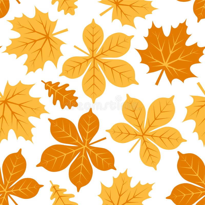 Autumn leaves texture stock vector. Illustration of forest - 254176381