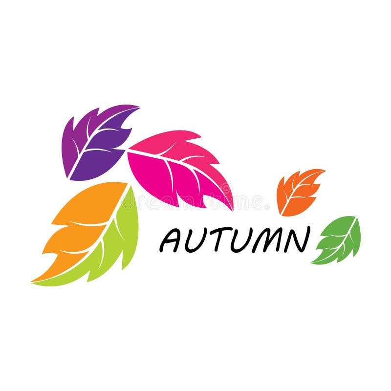 Autumn logo vector design stock illustration. Illustration of label ...
