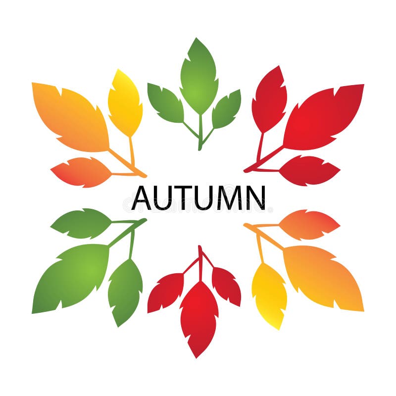 Autumn logo vector design stock illustration. Illustration of logos ...