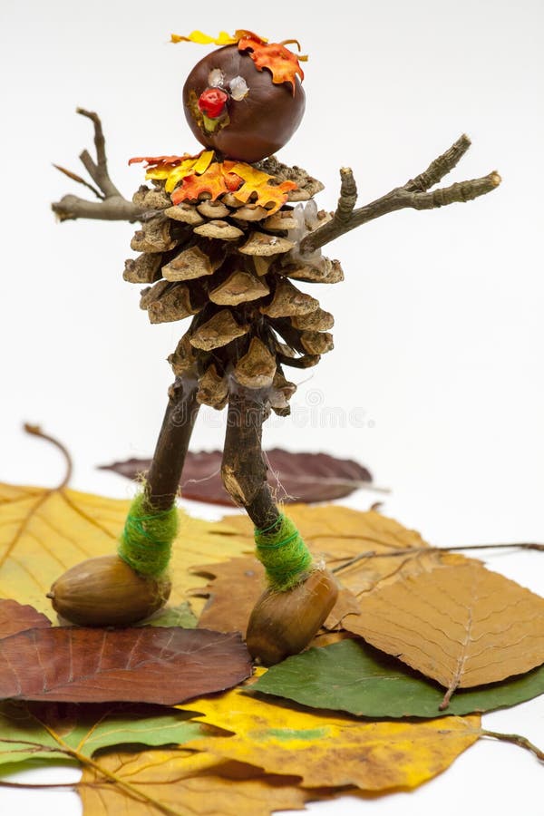 Autumn man stock image. Image of humor, leaves, autumn - 27339417