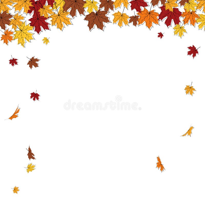 Autumn Maple Frame stock vector. Illustration of autumn - 259331036