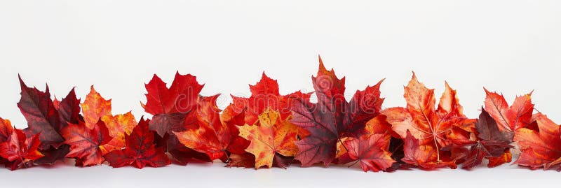 Autumn Maple Leaf Array stock image. Image of footer - 316032079