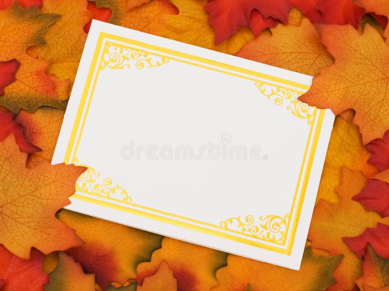 Autumn message stock photo. Image of colorful, empty - 16765920