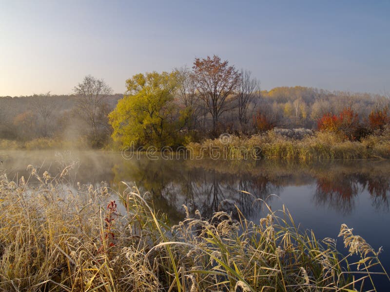 Autumn morning stock photo. Image of weather, landscape - 6688108