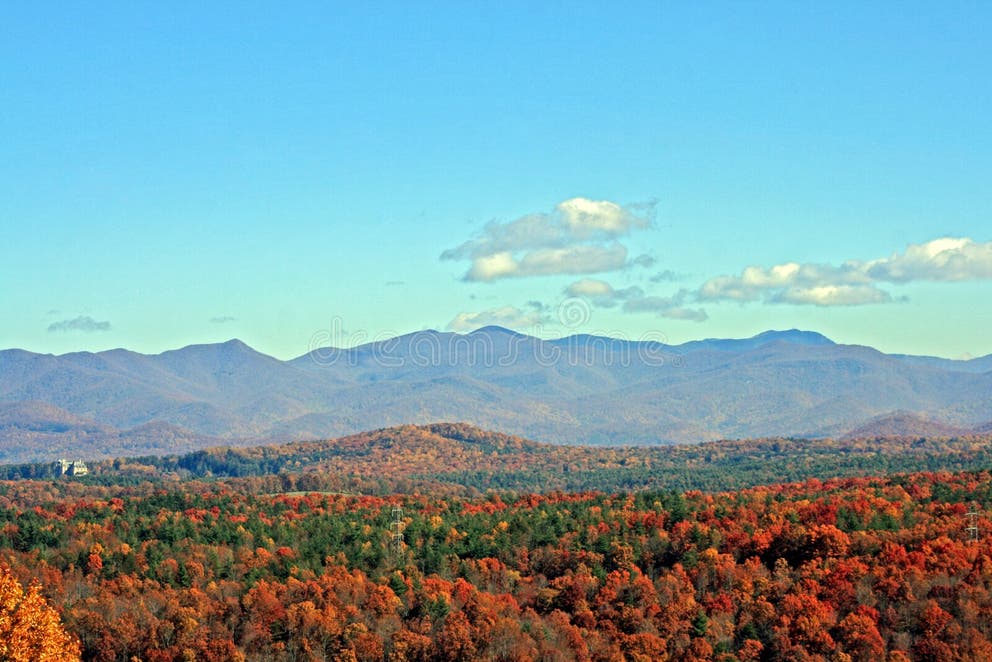 Autumn Mountain View stock photo. Image of ridge, parkway - 7838168