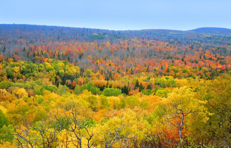 Autumn in Mountains stock photo. Image of michigan, scene - 3239676