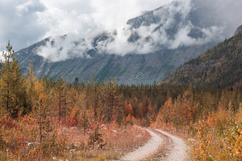 Autumn mountains stock photo. Image of lake, mountain - 227738474